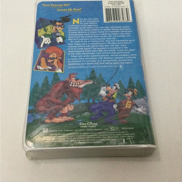 Disney | Media | Walt Disney A Goofy Movie Brand New Sealed Vhs Tape ...